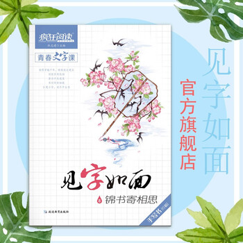 天星教育疯狂阅读见字如面8锦书寄相思练字帖硬笔书法文艺练字本儿童学生成人钢笔练字行楷字帖