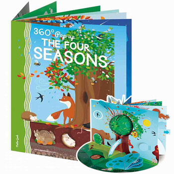 英文原版360 POP-UP. THE FOUR SEASONS四季 360度剧场立体书