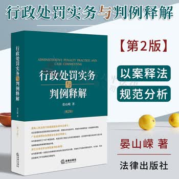 行政处罚实务与判例释解 第二版