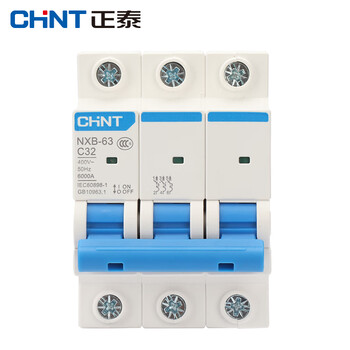 【正泰NXB 63】正泰（CHNT）NXB-63-3P-C32 家用空气开关 过载空气开关 DZ47升级款小型断路器 3P 32A【行情 报价 价格 评测】-京东
