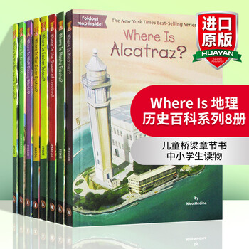 Where Is 地理历史百科系列8册 英文原版少儿科普读物 英文版儿童桥梁章节书中小学生读物 Wh