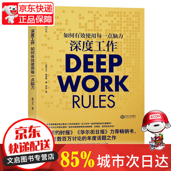 深度工作 如何有效使用每一点脑力 deep work 卡尔纽波特 个人成长提升精进职场成功励志