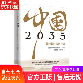 【正版图书】2035中国  共建共同富裕社会 胡鞍钢,周绍杰,清华大学国情研究院组织 东方出版社