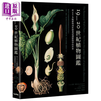 19至20世纪植物图鉴 从200多幅植物剖析挂画认识植物学的世界 台版 Anna Laurent