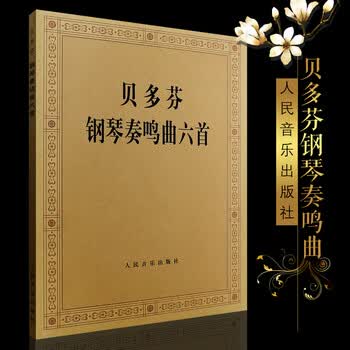 正版贝多芬钢琴奏鸣曲六首 贝多芬钢琴基础练习曲教程 热情悲怆月光田园黎明暴风雨 钢琴奏鸣曲练习曲教材