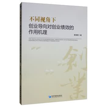 不同视角下创业导向对创业绩效的作用机理