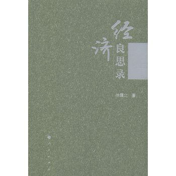 经济良思录 经济 书籍