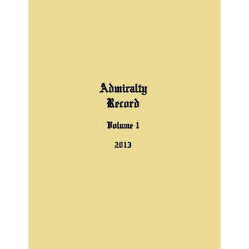 Admiralty Record: Volume 1 (2013)