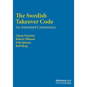 The Swedish Takeover Code: An Annotated Comm...