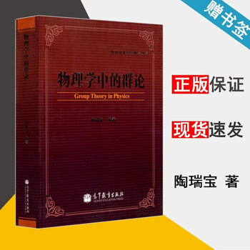 包邮 物理学中的群论 陶瑞宝 高等教育出版社 物理学研究生教学丛书