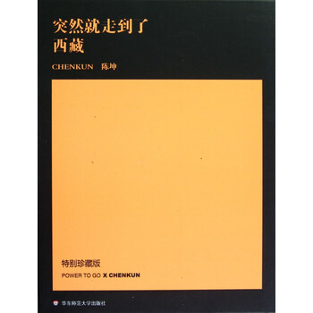 突然就走到了西藏(附光盘特别珍藏版)(精)