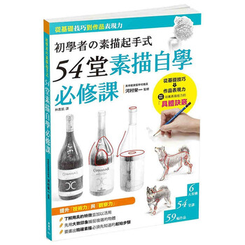 台版 54堂素描自学修课 学者的素描起手式零基础自习艺术绘画
