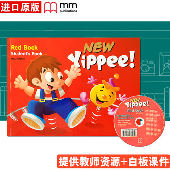 英国MM原版幼儿英语 New Yippee 幼儿园3-6岁儿童英文零基础启蒙入门培训教材 Red（小班教材）