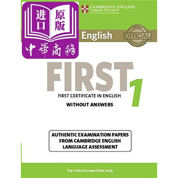 英文原版 FCE First 1 Students Book without Answers