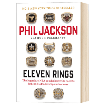 11枚戒指 Eleven Rings 禅师菲尔杰克逊自传 英文原版人物传记 英文版进口原版英语书籍