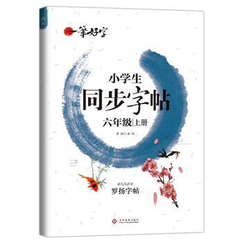 小学生练字帖同步六年级上册 语文楷书练字本笔画笔顺同步练习册钢笔儿童描红硬笔书法每日一练专用写字帖一笔好字 罗扬字帖