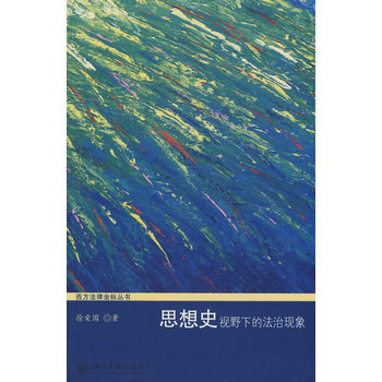 思想史视野下的法治现象 徐爱国　著