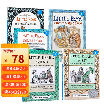 英文原版绘本 I Can Read 阶段阅读 little bear小熊5本汪培珽第二阶段 启蒙童书