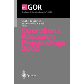 Operations Research Proceedings 2003: Select...