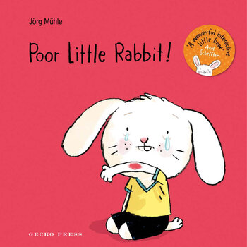 英文原版 谁来帮我擦擦药 Poor Little Rabbit