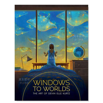 【现货】世界之窗：德文·艾尔·库尔茨的艺术Windows to Worlds: The art of Devin Elle Kurtz英文画集原版进口画册图书书籍