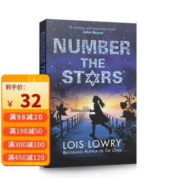 英文原版 Number the Stars数星星小说 课外拓展英语阅读