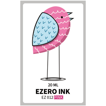 包邮 笨鸟先飞EZERO彩色墨水非碳素钢笔墨水可兑色自调 鸟水20ml 豆蔻（粉红色-pink）ez012