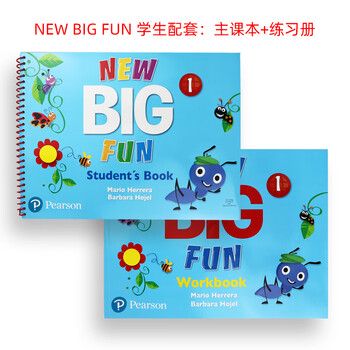培生朗文New big fun 1 课本+练习册+CD+CD-ROM [平装]