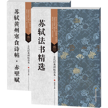 苏轼书法字帖精选全集系列套装 苏轼法书精选 苏轼黄州寒食诗帖赤壁赋 古代经典碑帖善本 书法碑帖毛笔