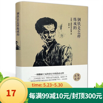 钢铁是怎样炼成的 全译本 原版原著中文版 钢铁是怎么炼成的书籍 世界经典文学名著小说