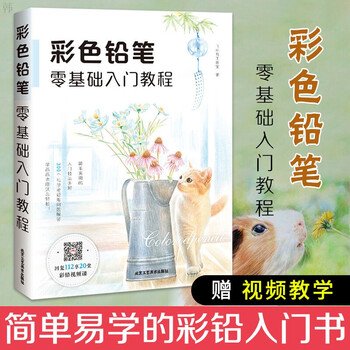 飞乐鸟 彩色铅笔零基础入门教程 彩铅教程绘画基础入门绘画书 彩色画入门书 彩铅绘画书少儿美术教材