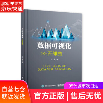 【正版图书】数据可视化五部曲 王鑫 著 电子工业出版社