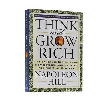 思考致富 英文原版 修订版 毛边书 Think and Grow Rich 进口成功学著作 商业励志
