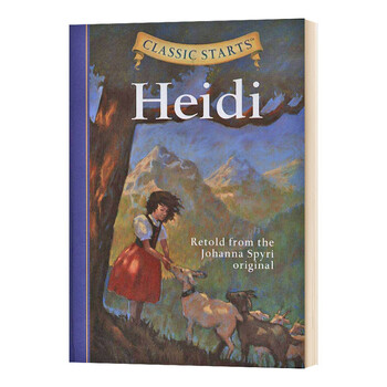 《海蒂 英文原版小说 Heidi Lessons at Home and Abroad 英文版经典儿童文学小说书 进口英语中小学英语课外阅 ...