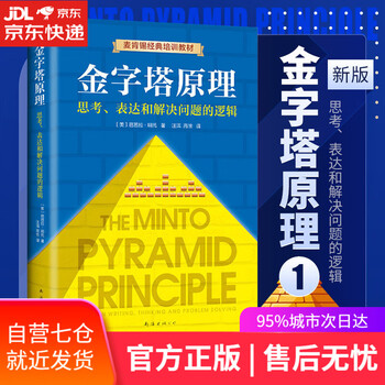 【正版图书】金字塔原理1  麦肯锡经典培训教材 芭芭拉明托著 南海出版公司