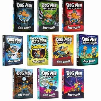 点读版神探狗Dog man12本支持小达人卡米