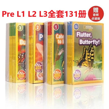 点读版国家地理分级读物Kids Pre-L1-L2-L3全套131册附音频 L3级别31册 官方标配