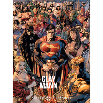 现货英文原版DC Poster Portfolio Clay MannDC海报作品集 蝙蝠侠漫画画册