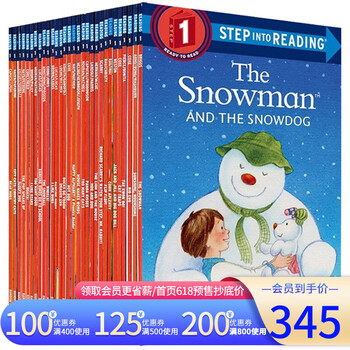 美国兰登分级读物第1阶段 一阶段 强化补充套装 Step into Reading 1 29册 英文原版绘本儿童启蒙读物 幼儿兰登书屋绘本系列