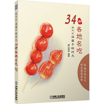 34种各地名吃-超写实温馨手绘时光 绘画 书籍