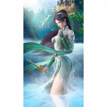 美杜莎女王海报墙贴卧室男生美女萧炎熏儿画斗破苍穹海报贴纸云韵 酒红色 编号610 艺术布90x50（无背胶）【推荐】 拍2发4以此类