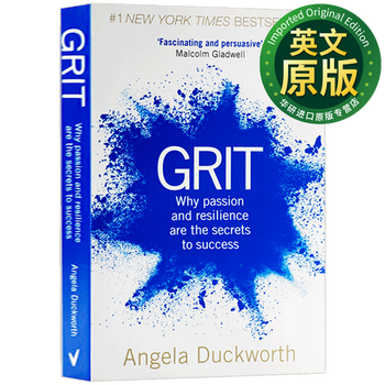 坚毅英文原版Grit: The Power of Passion and Perseverance