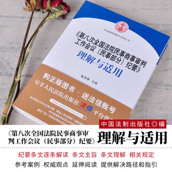 《第八次全国法院民事商事审判工作会议（民事部分）纪要》理解与适用
