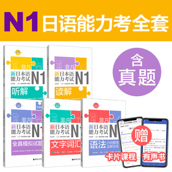 非凡 新日本语能力考试N1全套5本