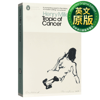 北回归线 英文原版 Tropic of Cancer 文学大师亨利米勒自传三部之首