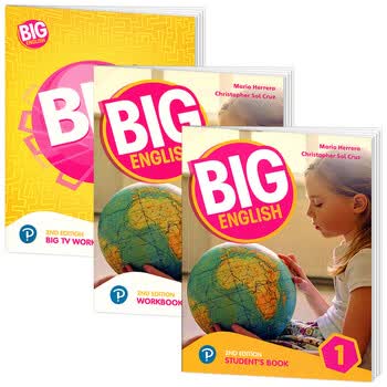【量大优惠】new big English 1级别（书+练+TV BOOK+学习资源）第二版学生教材美式发音bigenglish