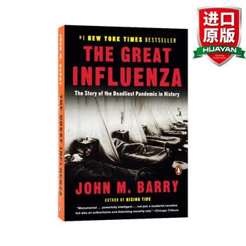 英文原版 大流感 The Great Influenza 致命瘟疫的史诗故事 张文宏推荐