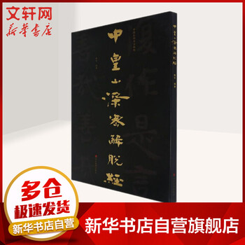 中国石刻书法精粹 中皇山深密解脱经 图书