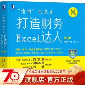 官网正版 偷懒的技术 打造财务Excel达人 第2版 龙逸凡 钱勇 会计 效率 数据 分析 函数 公式 表格 模板 操作