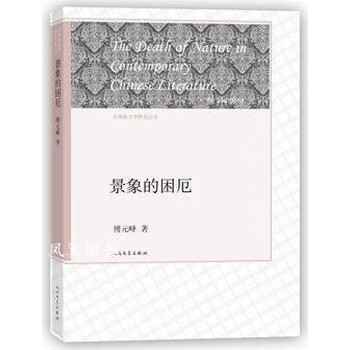 中国新文学研究丛书：景象的困厄 傅元峰著 人民文学出版社